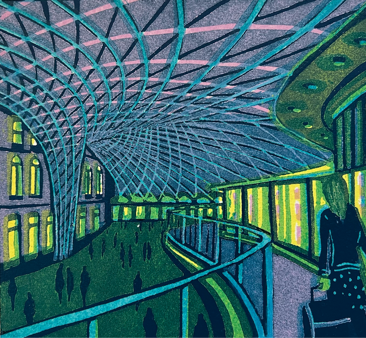 View Some of Gail Brodholt's Linocut Prints